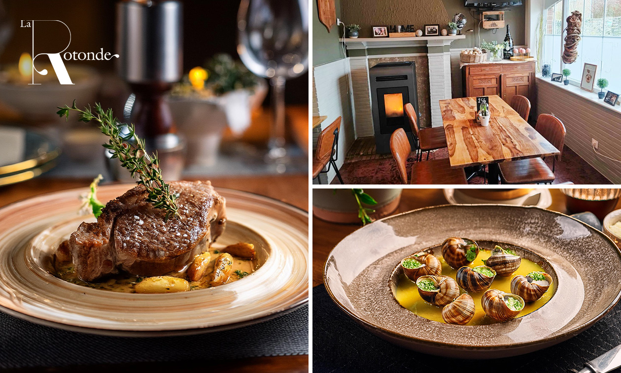 La Rotonde, Menu en 5 services au choix au restaurant La Rotonde à ...