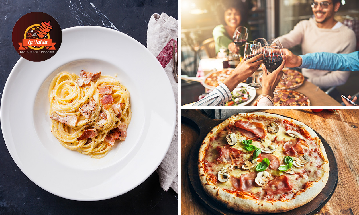 La Takia Pizzeria Restaurant, Italiaans 3-gangen keuzediner bij La Takia Pizzeria Restaurant ...