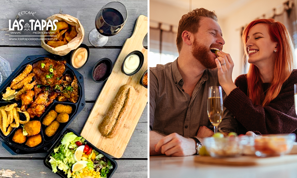 Las Tapas Leeuwarden, Tapasbox naar keuze voor afhaal bij Las Tapas Leeuwarden Spare 35% in ...