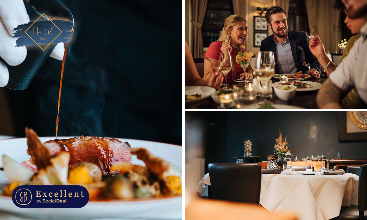 Le 54, Menu en 3 ou 4 services + assiette surprise du chef au Le 54 sur ...