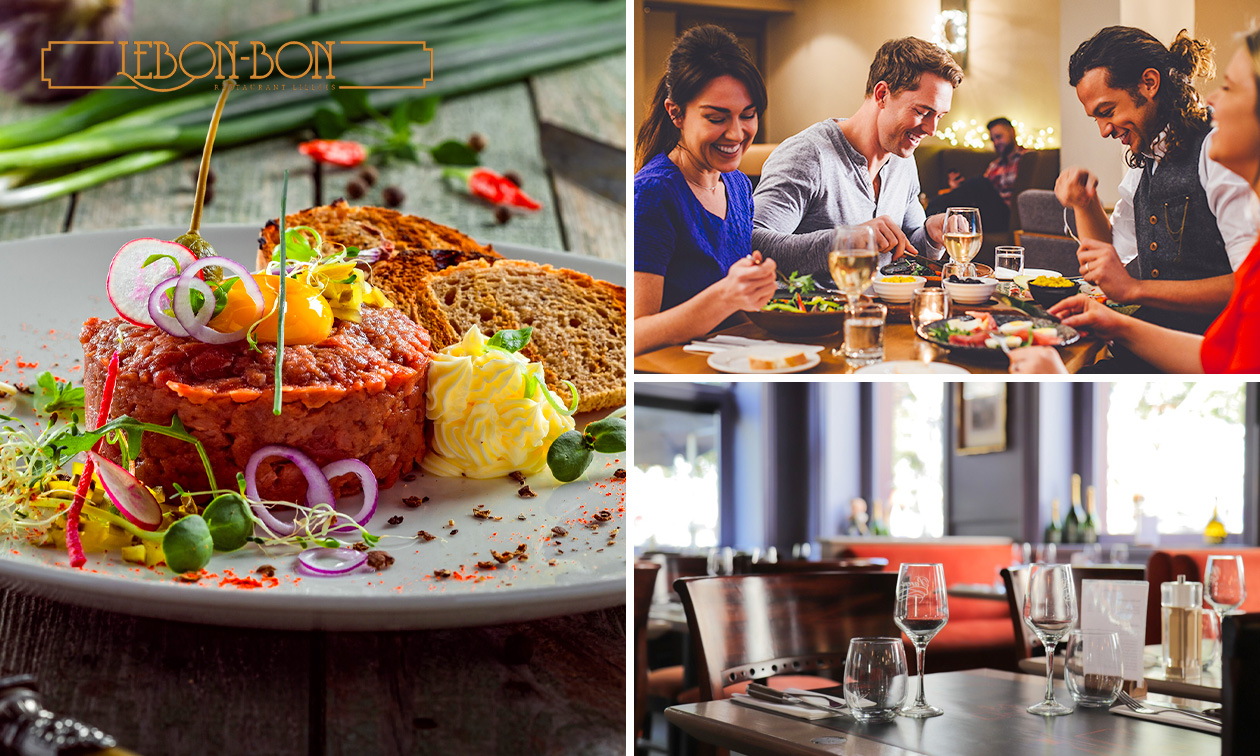 LEBON-BON, Menu en 2 ou 3 services à la carte au cœur de Lille bespaar ...