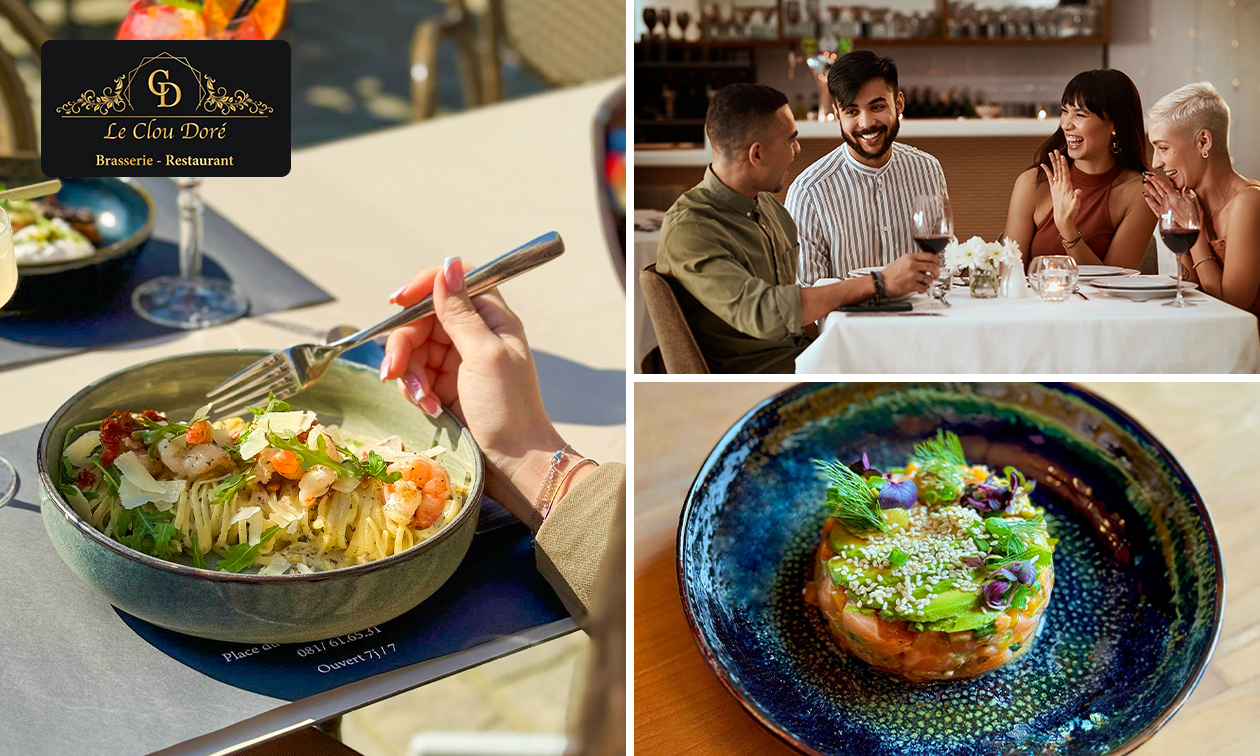 Le Clou Doré, Menu en 2 ou 3 services à la carte à Namur bespaar 48% in ...
