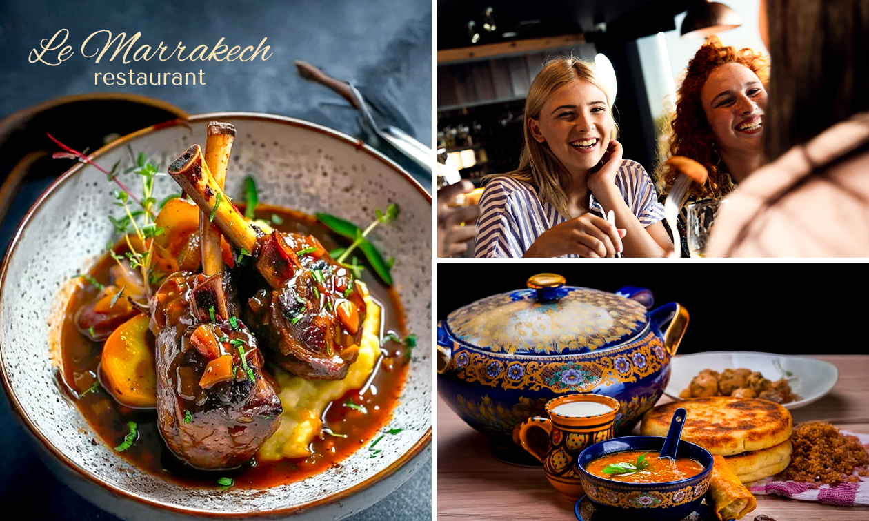 Le Marrakech, Menu en 2 ou 3 services au choix à Liège Spare 40% in ...