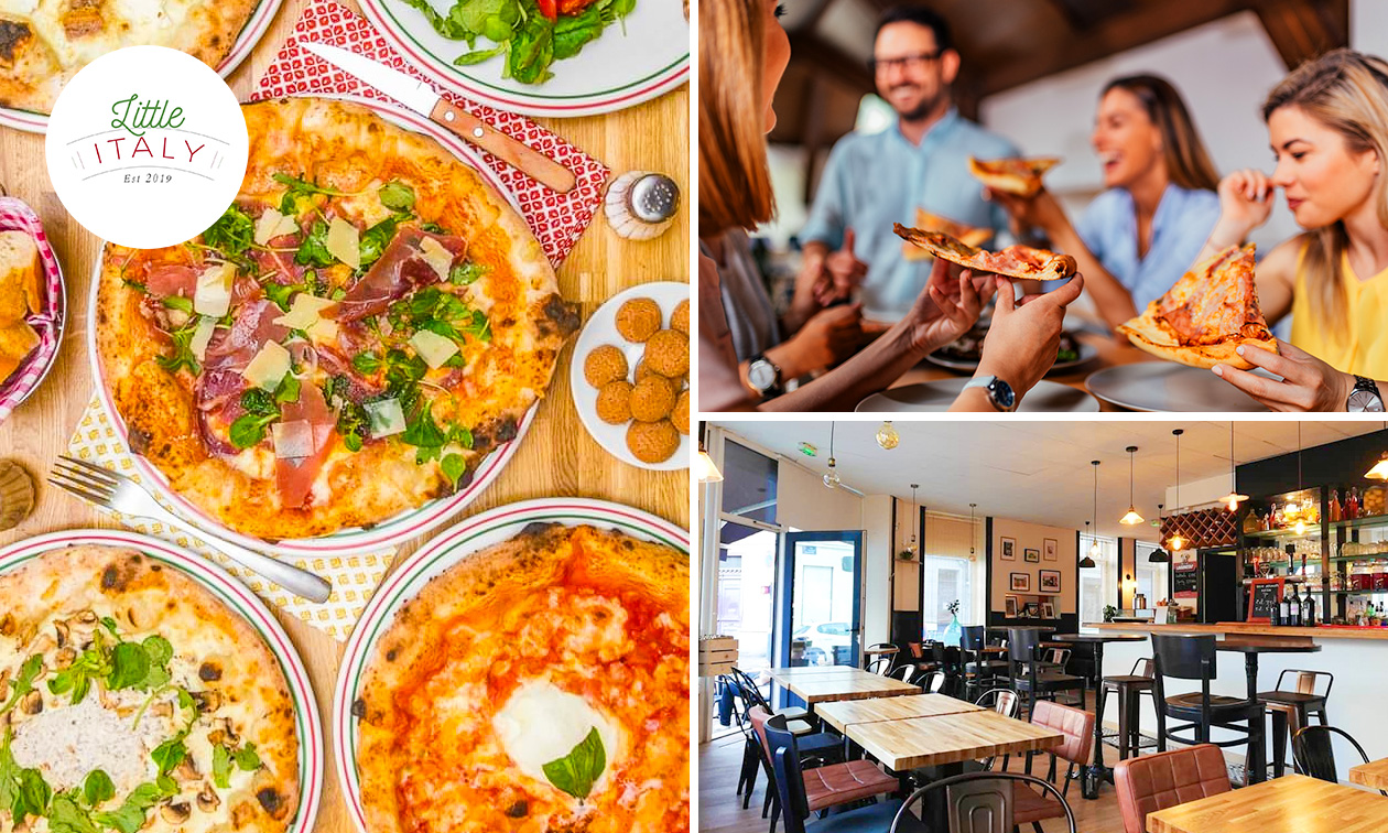 Little Italy Lille, Menu pizza en 2 ou 3 services à la carte au cœur de ...