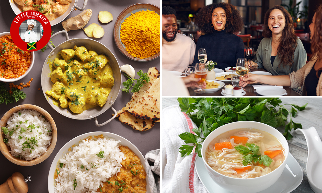 Little Jamaica Bistro, Jamaicaanse 2-gangen keuzelunch in hartje ...