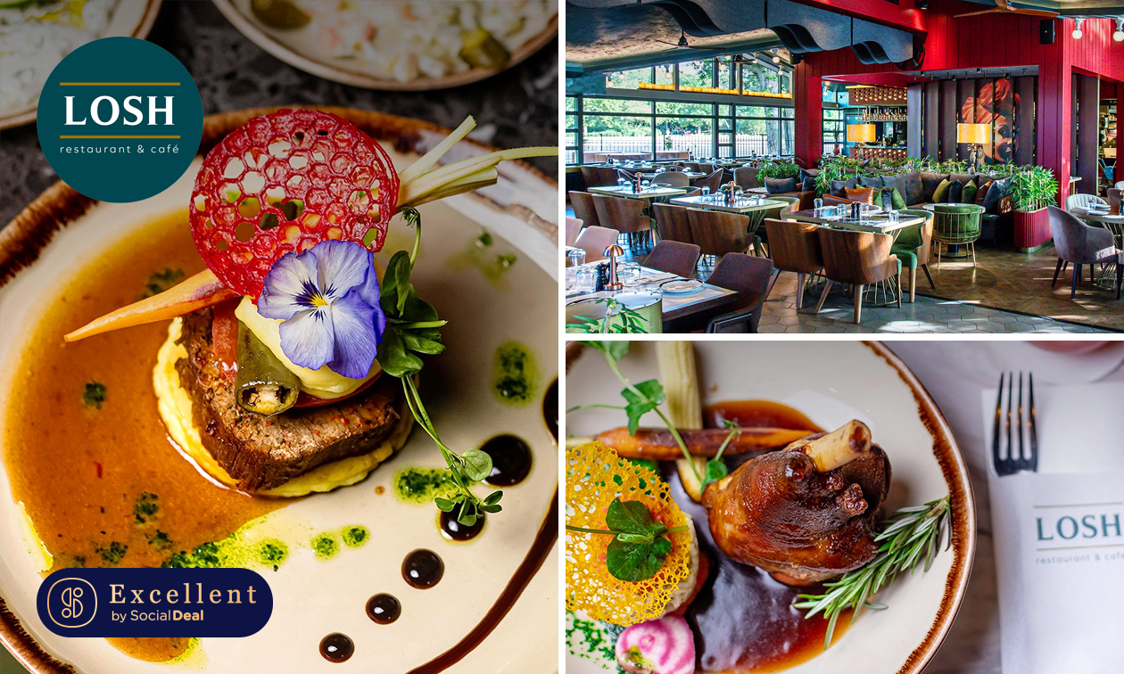 LOSH Restaurant, 4-gangen mediterraans fine dining-diner bespaar 35% in ...