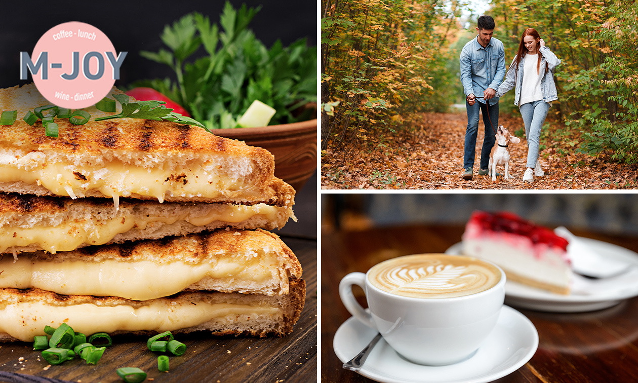 Brasserie M-joy, Wandelarrangement + 2-gangenlunch bij Brasserie M-joy ...