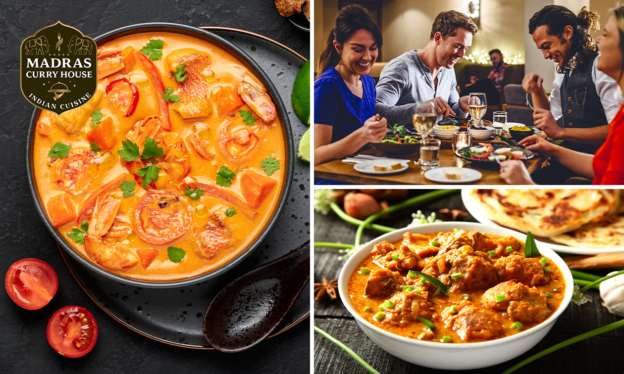 Madras Curry House, 3-gangen keuzediner Spare 40% in Eindhoven mit Uit ...