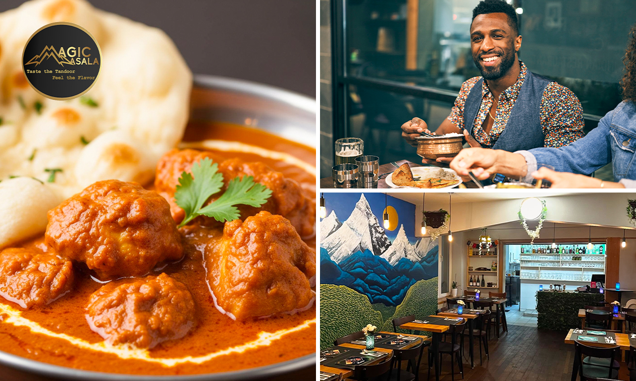 Magic Masala, 3-gangenlunch of -diner à la carte in hartje Aalst Spare ...