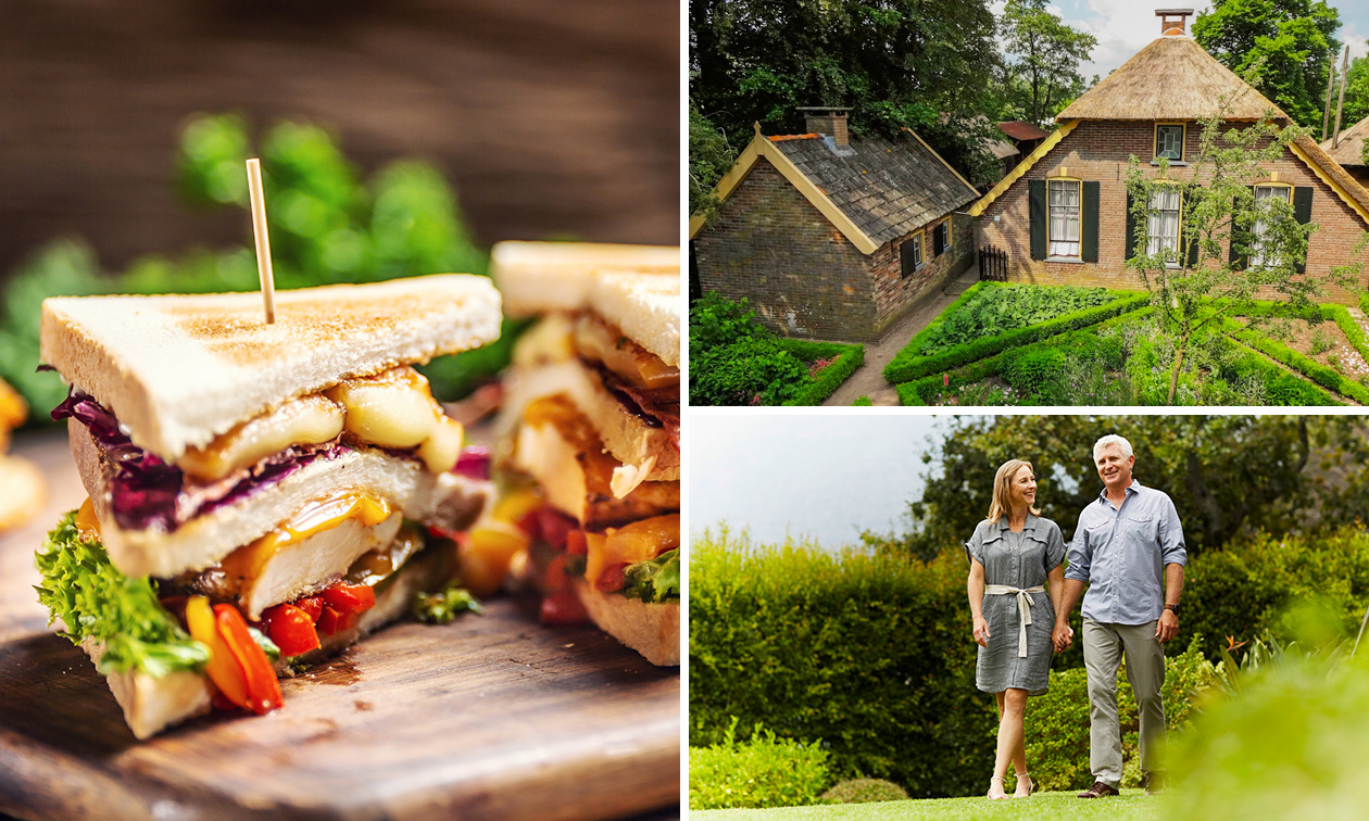 Mariahoeve, Wandelarrangement of museumentree + 2-gangenlunch bespaar ...