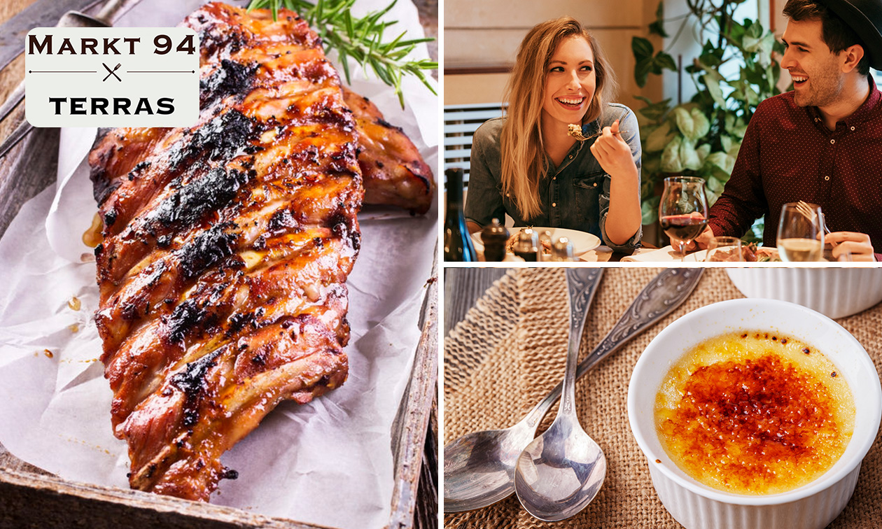 Markt 94, 4-gangen keuzediner of -lunch bij Markt 94 bespaar 33% in ...