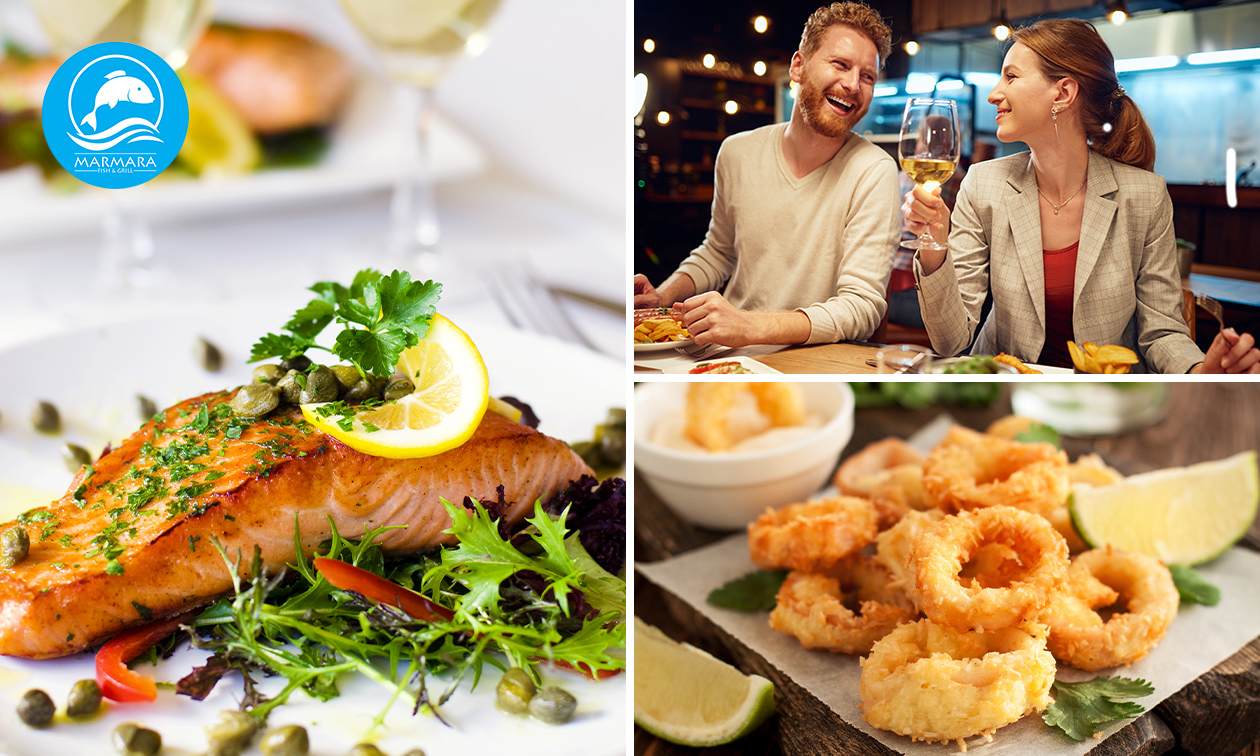 Marmara Fish & Grill, 2- of 3-gangen keuzediner bespaar 37% in Hasselt ...