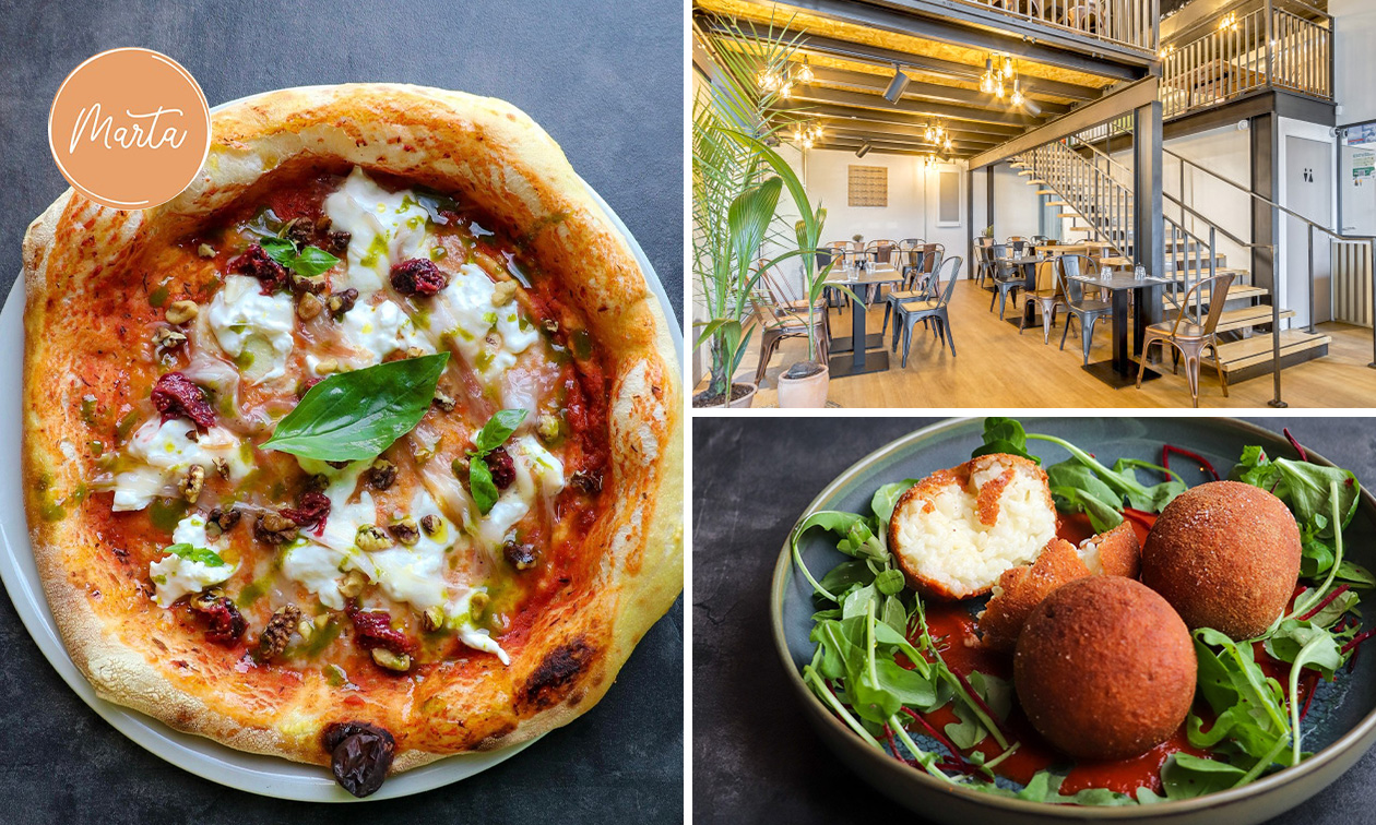 Marta bar-restaurant, Menu en 2 services à la carte ou Happy hours à ...