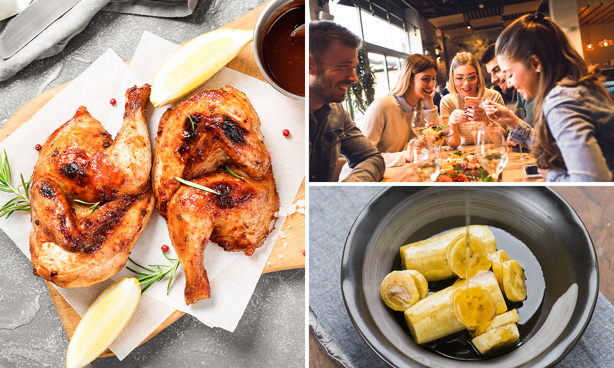 Mbar'A'Kaly, Menu du moment en 2 services + apéritif + café en plein ...