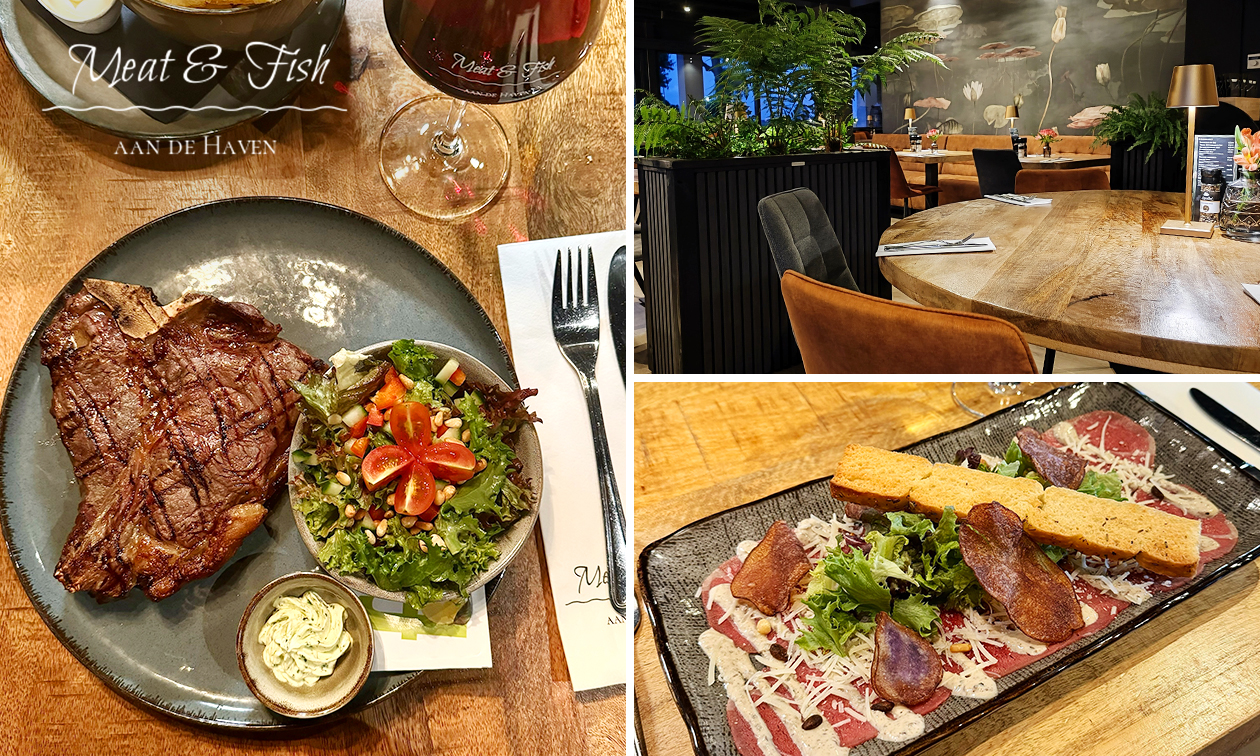Meat & Fish aan de Haven, 3-gangendiner à la carte bij Meat & Fish aan ...
