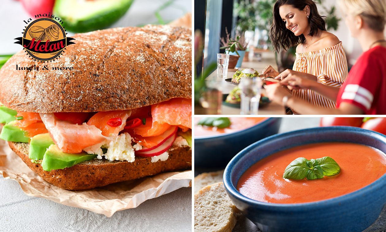 Melan Lunch & More, 2-gangen keuzelunch bij Melan Lunch & More bespaar ...