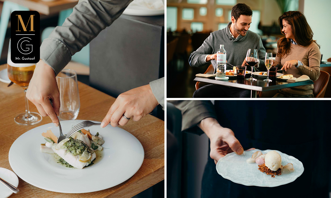 Meneer Gustaaf, Gastronomisch 4 of 5-gangenlunch of diner bespaar 30% ...