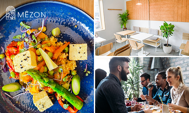 Mêzon, Menu gastronomique en 4 ou 5 services au choix bespaar 49% in ...