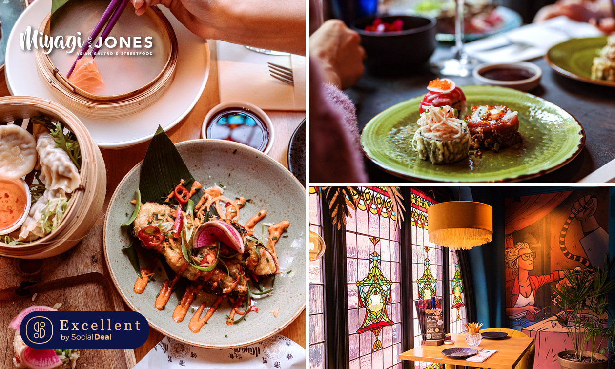 Miyagi and Jones Haarlem, 3 gerechten à la carte bij Miyagi and Jones Haarlem bespaar 35% in ...