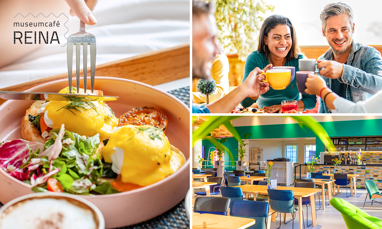 Museumcafé Reina, Ontbijtplank bij Museumcafé Reina in hartje Venlo ...