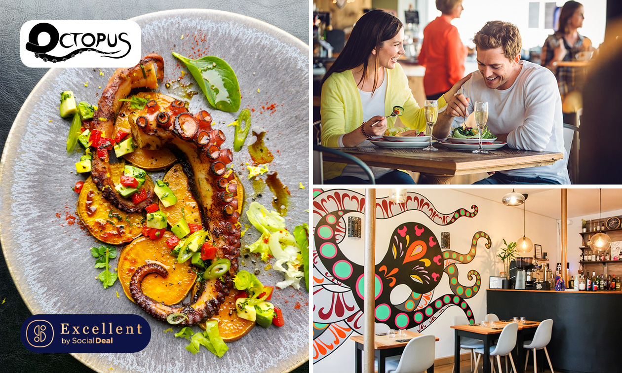 Octopus Lille, Menu en 2 ou 3 services à la carte en plein coeur de ...