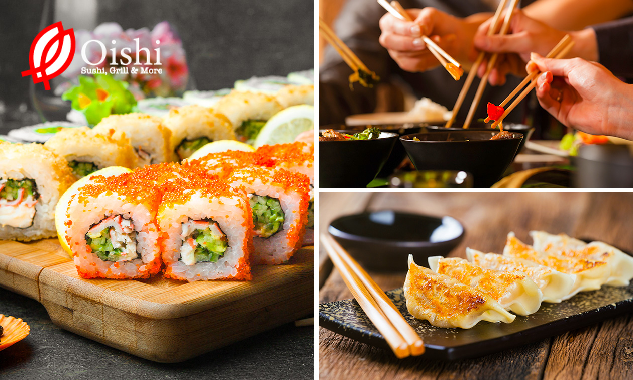 Oishi Sushi Grill & More, All-You-Can-Eat (2,5 uur) bij Oishi Sushi ...