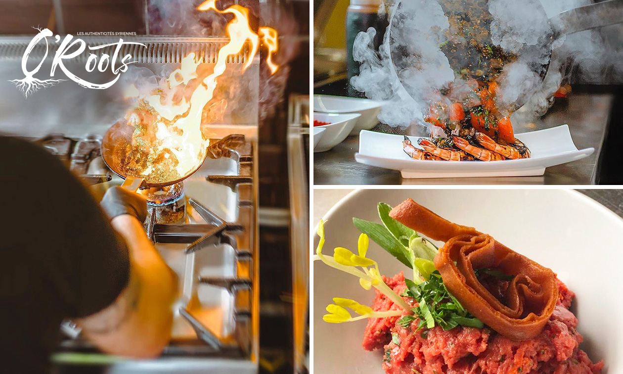 O'Roots, Syrische lunch of diner voor 1 of 2 personen : épargnez 36% à ...