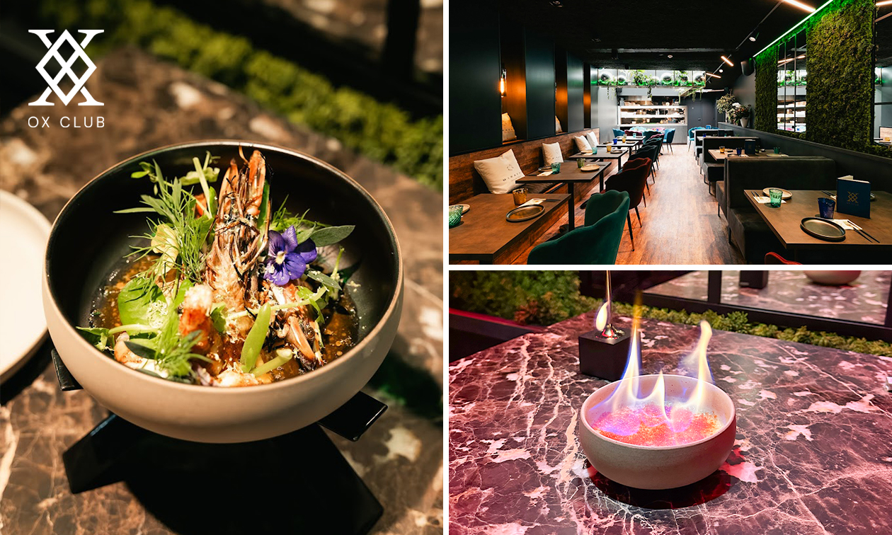 Ox club, 4-gangen shared dining-diner bij Ox club bespaar 29% in ...