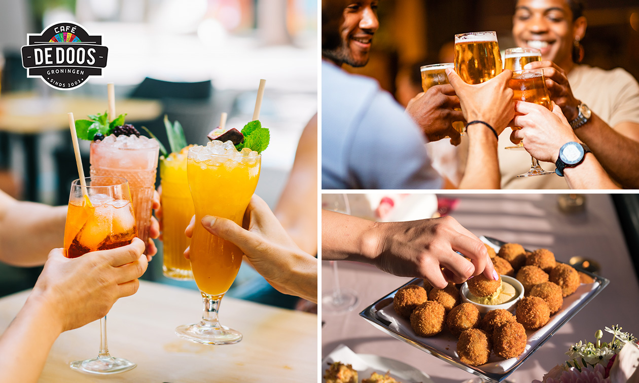 Partycafé de Doos, Cocktails, ginproeverij of bierproeverij ...