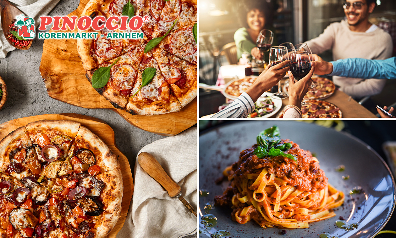 Pinoccio de Korenmarkt, 3-gangen keuzediner + voorafje bij Pinoccio ...