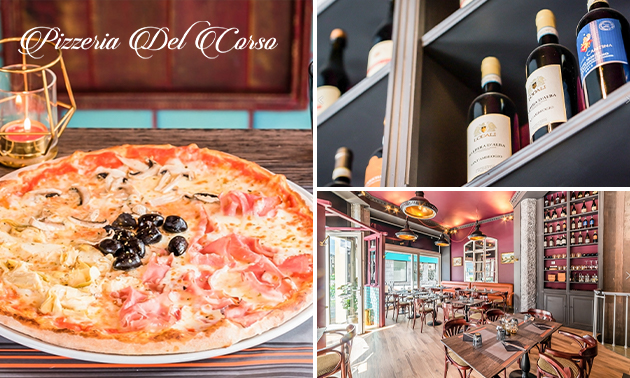 Pizzeria Del Corso, Menu en 3 services au choix à la Pizzeria Del Corso ...