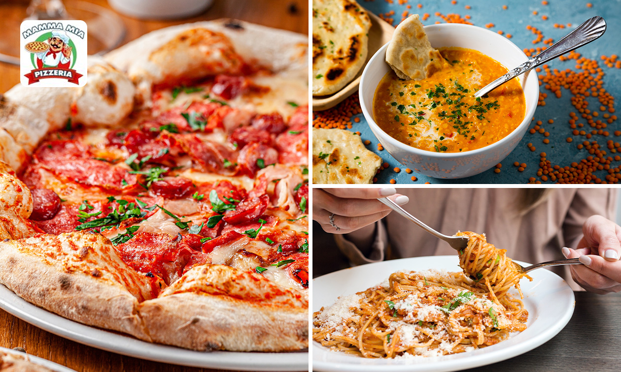 Pizzeria Mamma-Mia, 3-gangen keuzediner bij Pizzeria Mamma-Mia bespaar ...