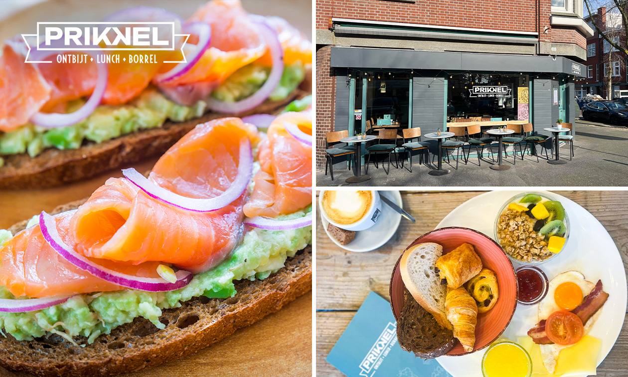 Prikkel, Ontbijt of 2-gangen keuzelunch bespaar 31% in Den Haag via Uit ...