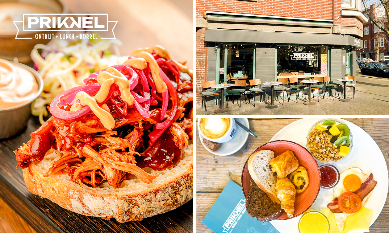 Prikkel, Ontbijt of 2-gangen keuzelunch bij Prikkel : épargnez 27% à ...