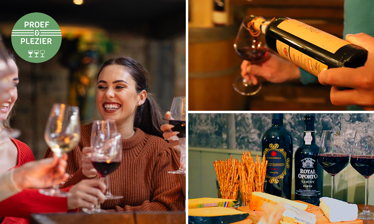 Proef & Plezier, High wine en/of wijnproeverij bespaar 34% in 't Groene Hart via Uit eten in de ...