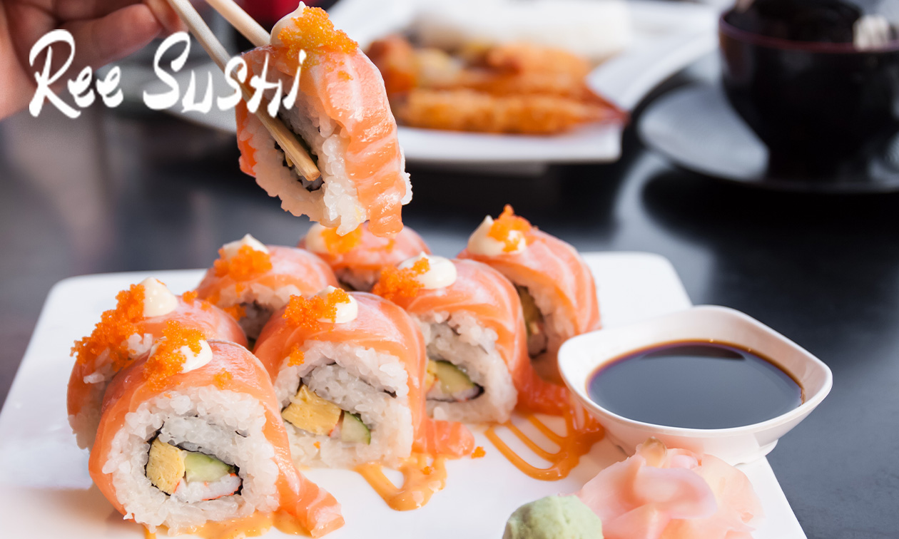 Ree Sushi, All-You-Can-Eat sushi (3 uur) bij Ree Sushi bespaar 23% in ...