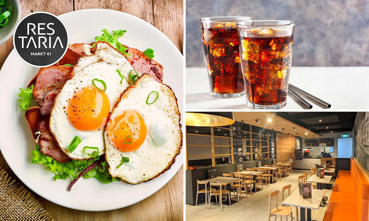 Restaria Markt 41, Broodje of uitsmijter + drankje bij Restaria Markt 41 bespaar 16% in Helmond ...