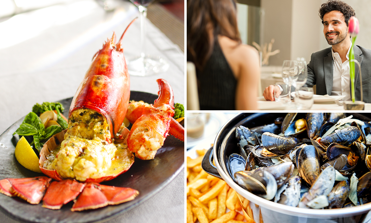 Restaurant Aquarius, 4-gangenlunch of -diner met kreeft bij Restaurant ...