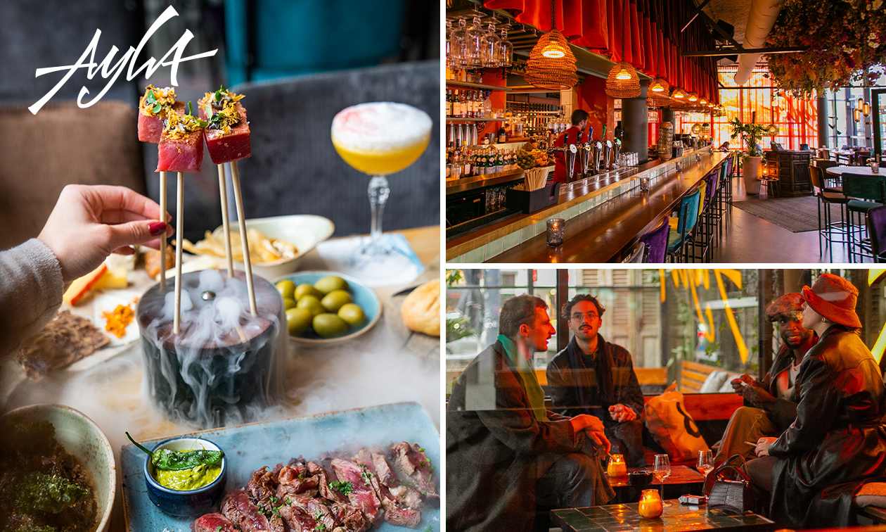 Restaurant Ayla, Shared dining of diner van de chef bij restaurant Ayla ...