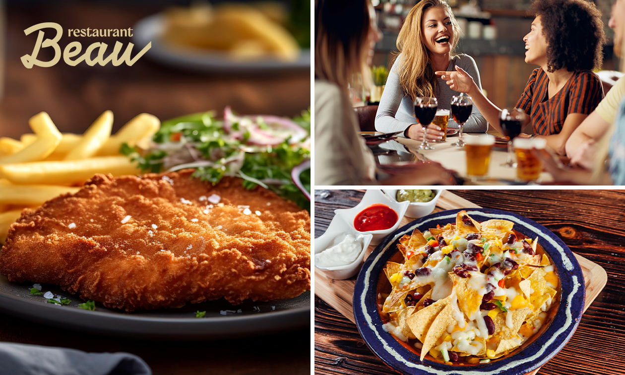 Restaurant Beau Leeuwarden, 3-gangendiner met vrije keuze van de kaart ...