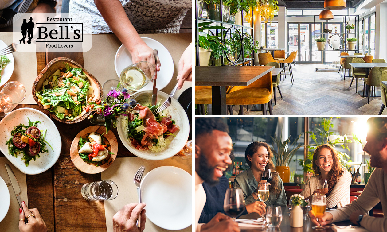 Restaurant Bell's, Onbegrensd wereldgerechten + 1 dessert (geen ...