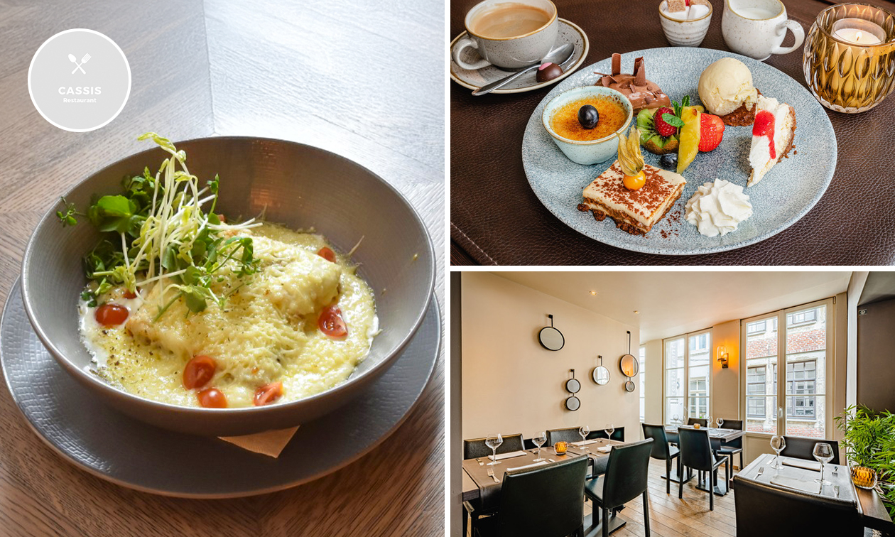 Restaurant Cassis, 3-gangendiner à la carte bij Restaurant Cassis Spare ...