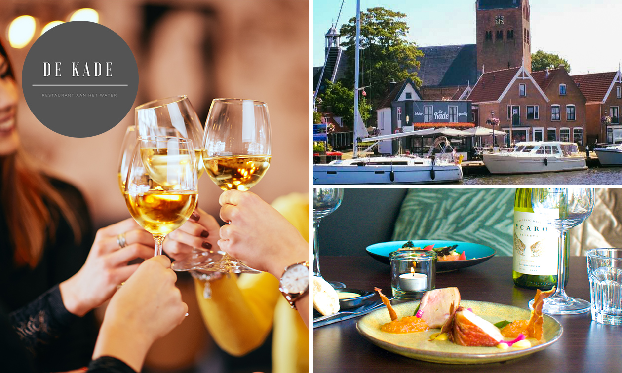 Restaurant De Kade Grou, 2-gangen keuzelunch bij Restaurant De Kade in ...