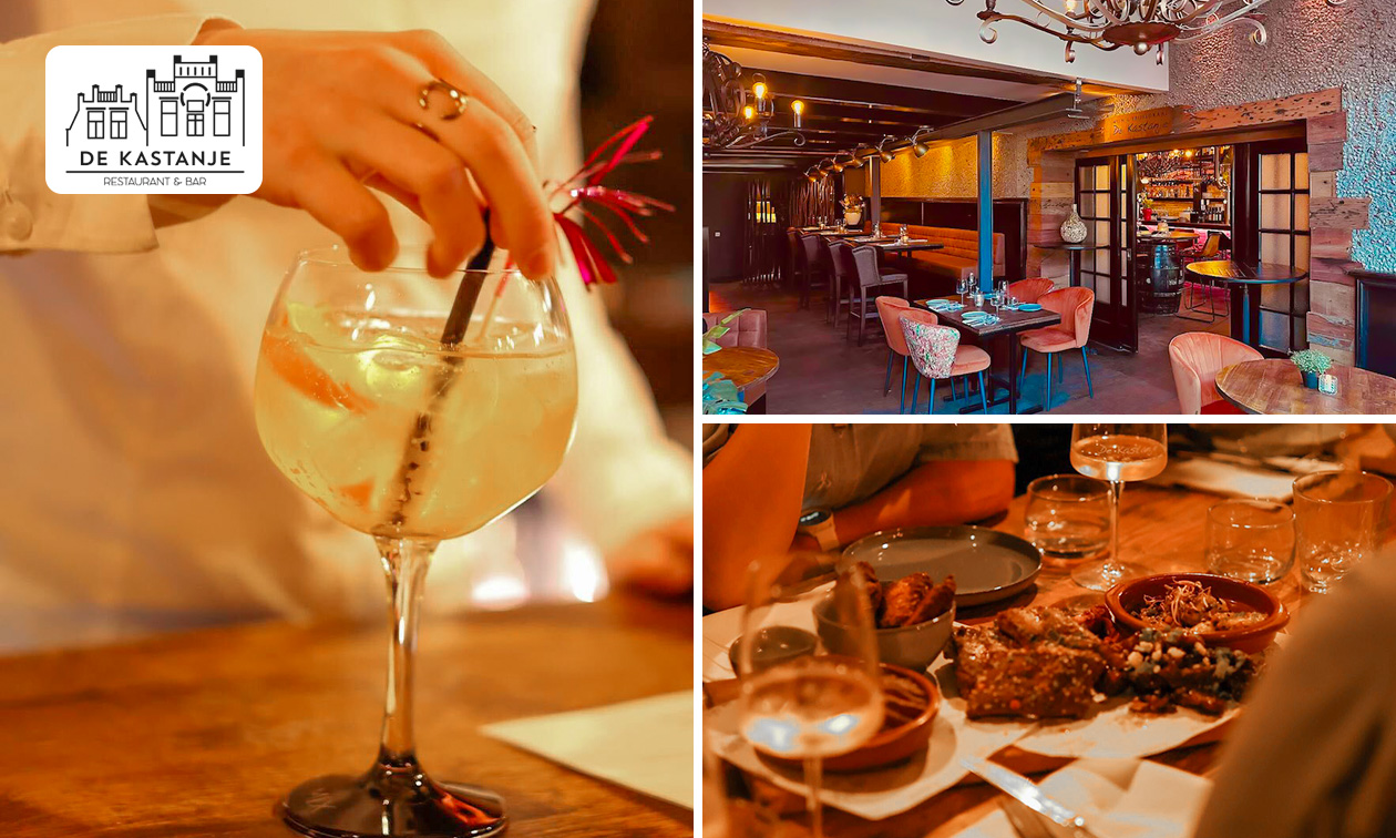 Restaurant De Kastanje, Luxe happerijplank + 2 cocktails bij De ...