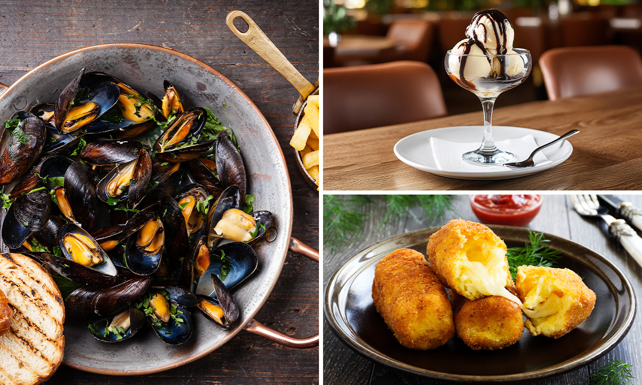 Restaurant De Minuut, 2-gangen mosseldiner of -lunch bespaar 52% in ...