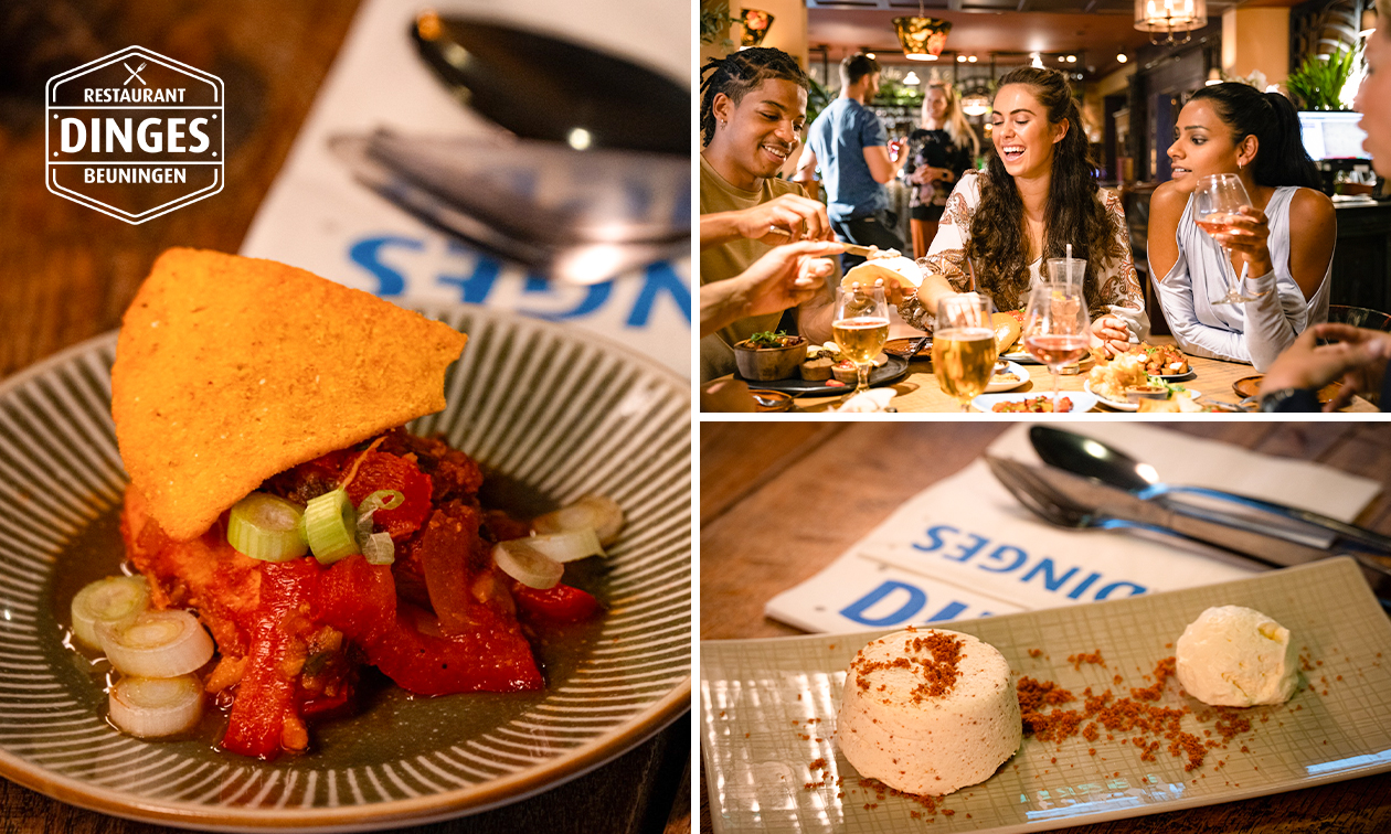 Restaurant Dinges, 3 rondes tapas incl. 2 bijgerechten bespaar 29% in ...