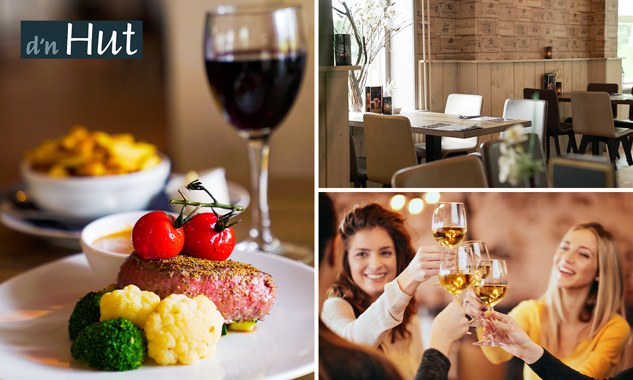 Restaurant d'n Hut, 4-gangen keuzediner bij d'n Hut bespaar 29% in ...