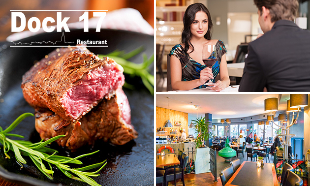Restaurant Dock 17, 3-gangendiner à la carte bij Dock 17 bespaar 33% in ...