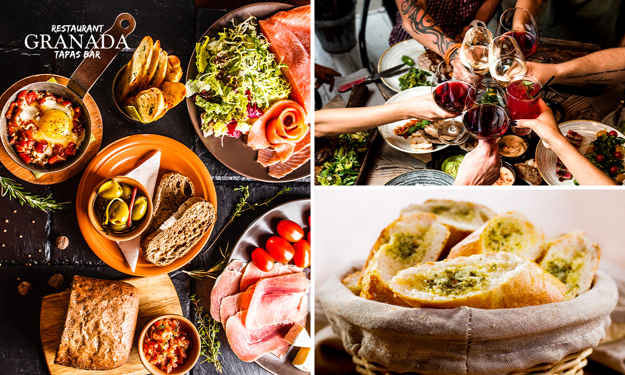 Restaurant Granada, All-You-Can-Eat tapas (2 uur) + sangria bij ...
