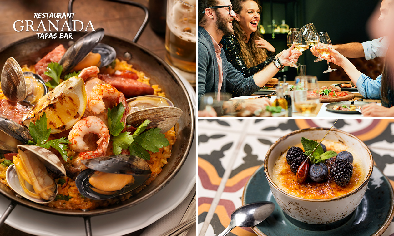 Restaurant Granada, Paelladiner bij Restaurant Granada bespaar 44% in ...